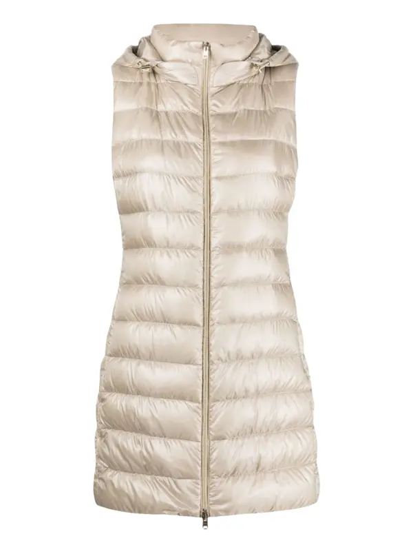 Herno Goose-down Padded Gilet - Neutrals