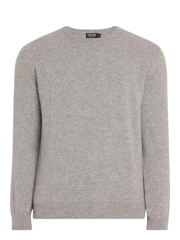 Zegna Cashmere Crewneck Sweater - Grey