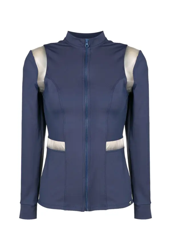 AMIR SLAMA GYM Manly Performance Track Jacket - Blue