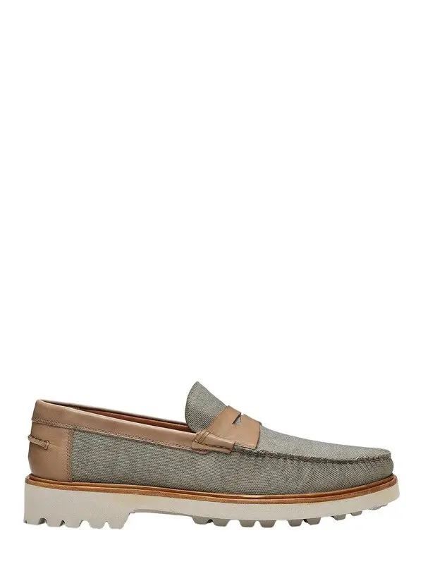 DONALD PLINER Jimmy Boat Shoes - Ecru