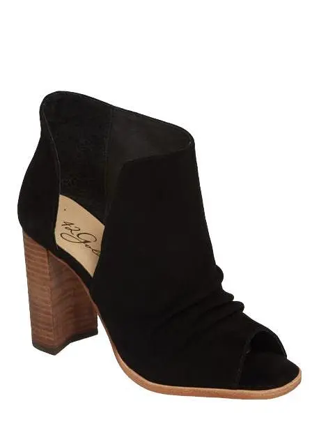 42 GOLD Loyalty Open Toe Bootie - Black