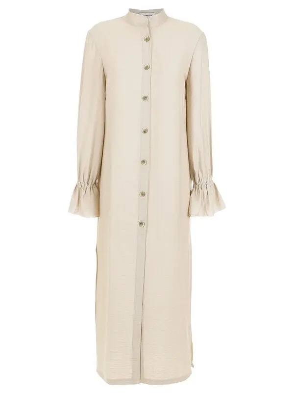 OLYMPIAH Mid-length Shirt Dress - Neutrals
