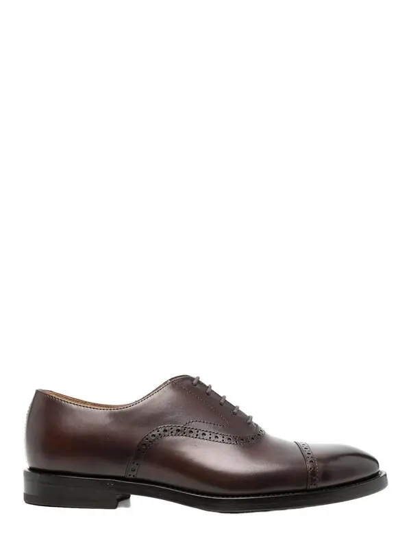 Brunello Cucinelli Lace-up Leather Shoes - Brown