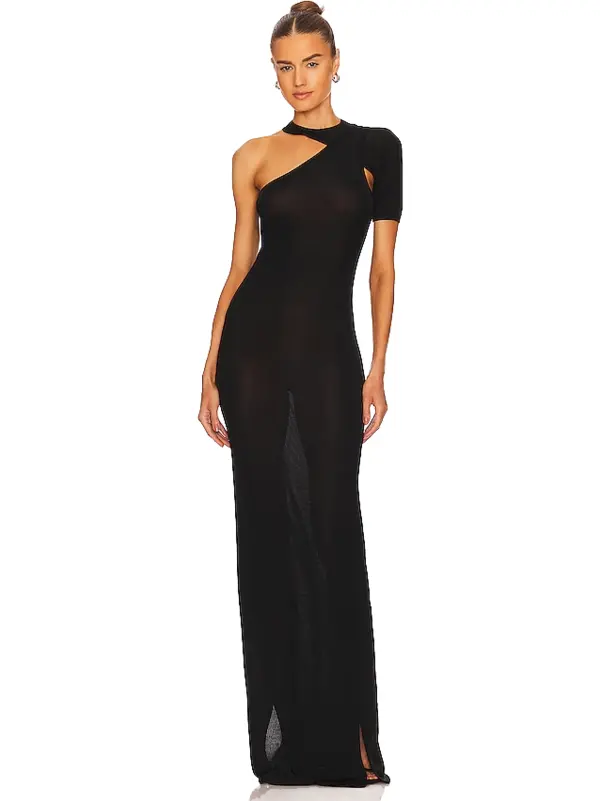 RtA Soraia Maxi Dress - Black