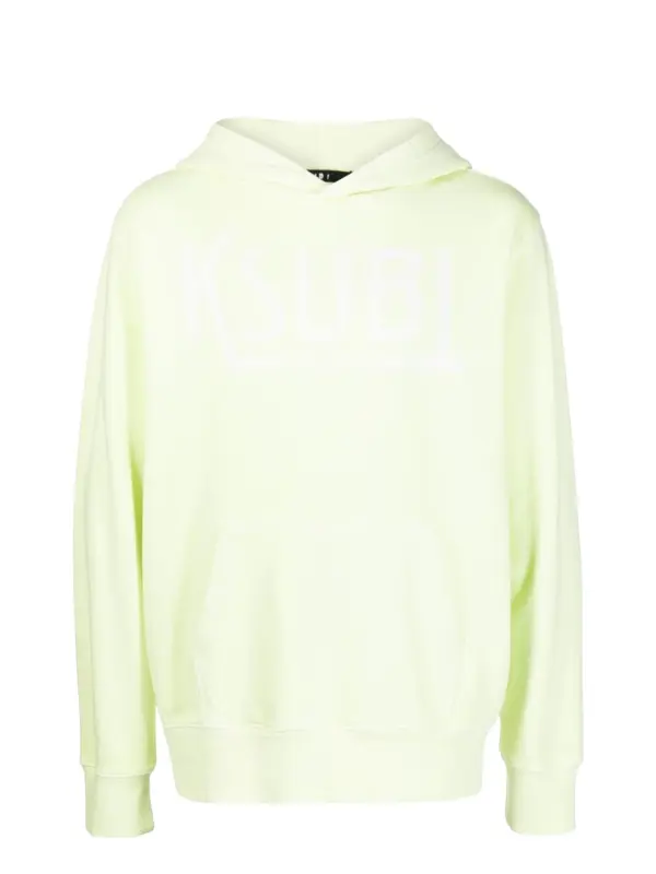 Ksubi Logo-print Cotton Hoodie - Green