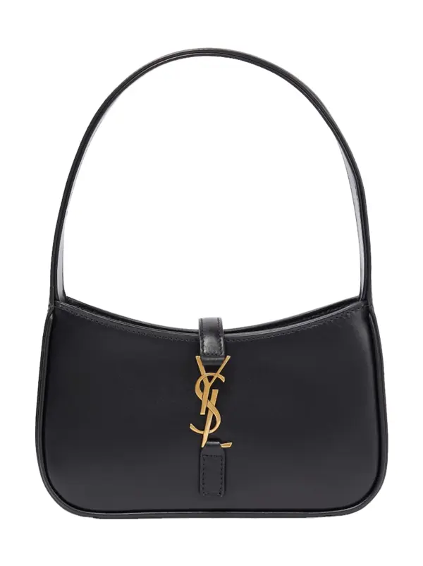 Saint Laurent Le 5 À 7 Mini Leather Shoulder Bag - Black