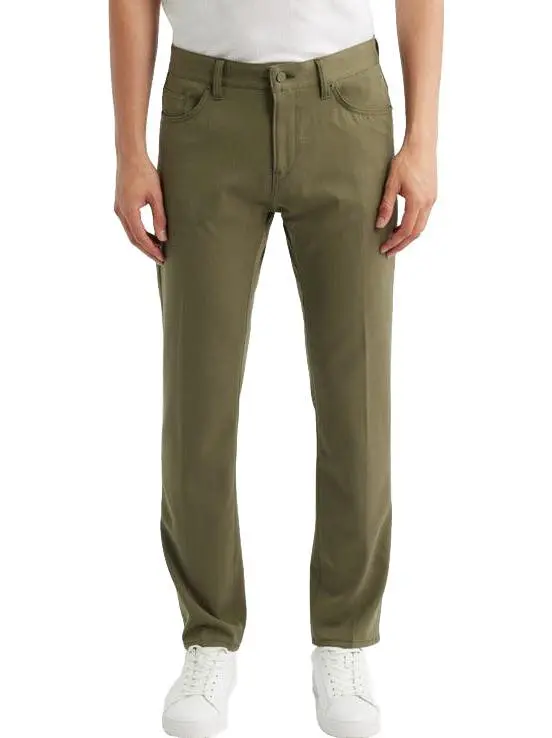 Hugo Boss Delaware Slim Fit Five-pocket Pants - Green