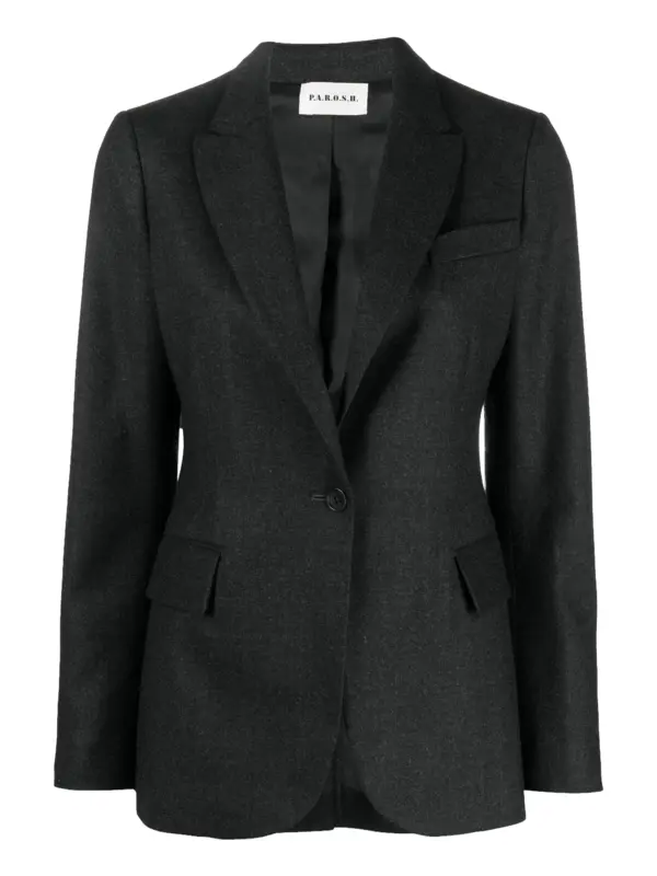 P.a.r.o.s.h Single-breasted Blazer - Grey