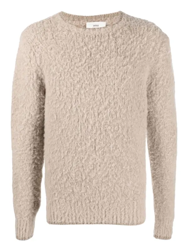 Ami Long-sleeved Jumper - Neutrals