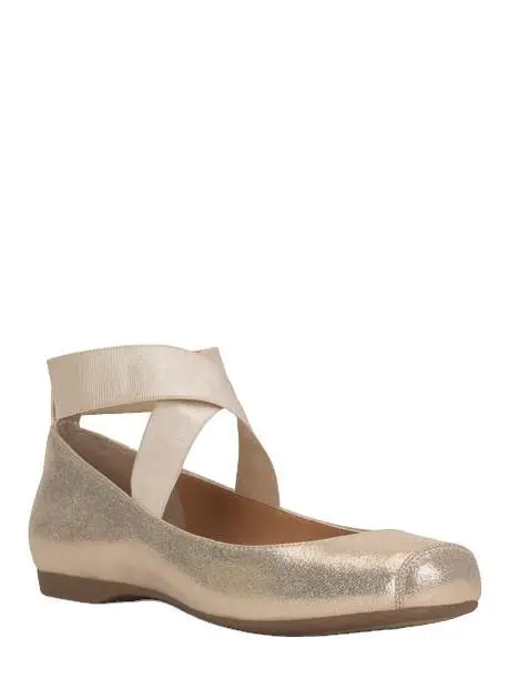 Jessica Simpson Mandalaye Leather Flat - Champagne