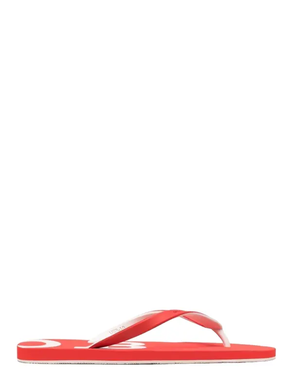 Orlebar Brown Haston Logo Flip-flops - Red