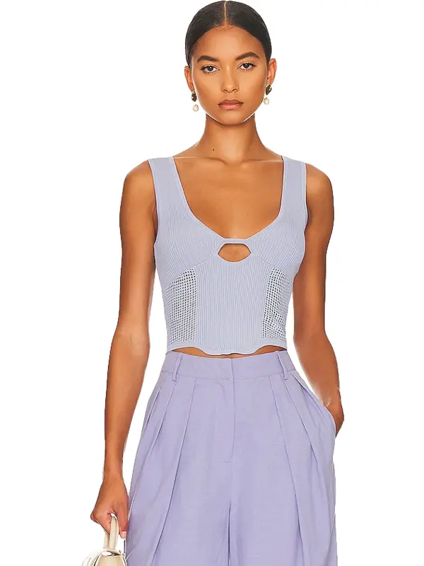 SOVERE / Intrepid Knit Top - Blue Ice