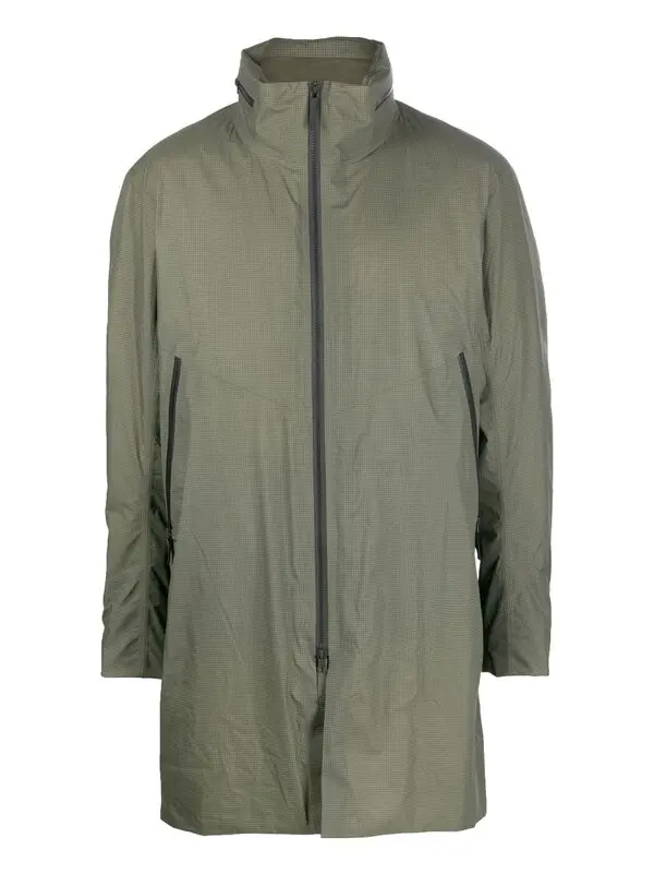 Veilance Monitor Zipped Coat - Green