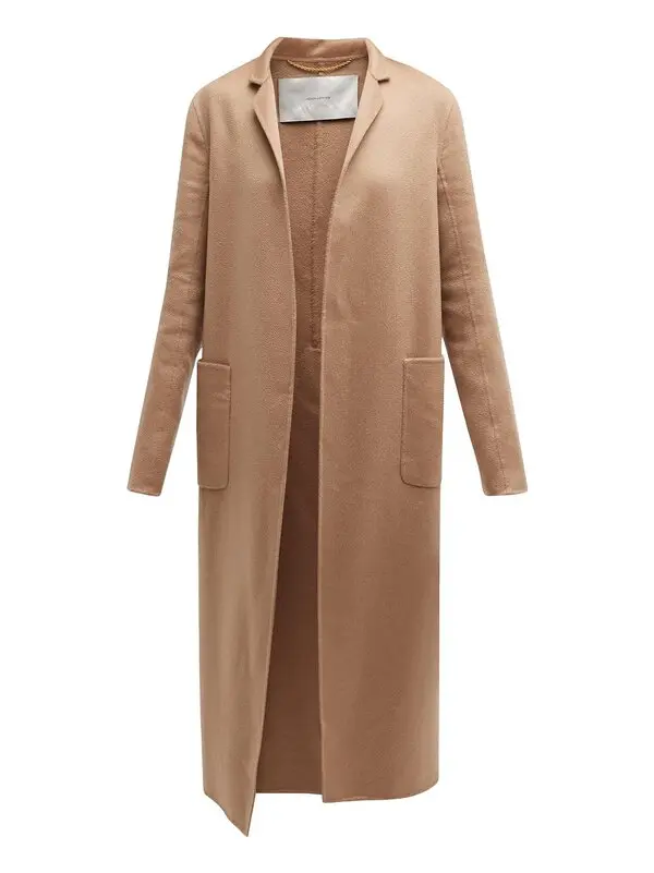 Adam Lippes Zibelline Cashmere Midi Coat - Camel