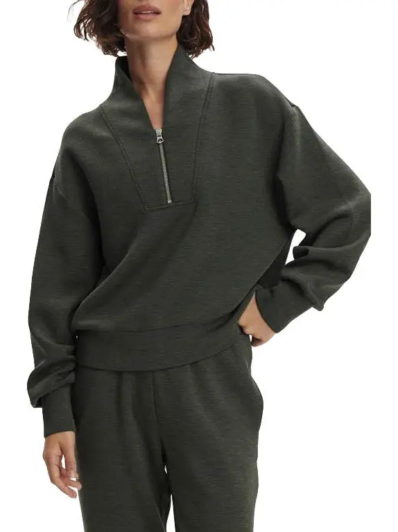 Varley Davidson Woven Sweatshirt - Olive Marl