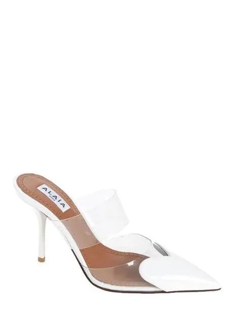 Alaïa High Heel Mule - Blanc Optique