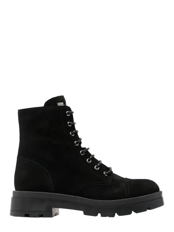 GIUSEPPE ZANOTTI Rombos Combat Boots - Black