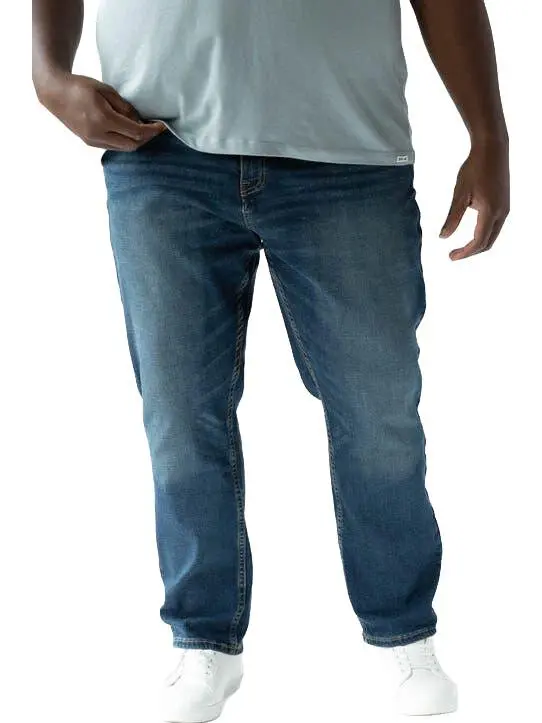DEVIL-DOG DUNGAREES Athletic Fit Tapered Jeans - Burke
