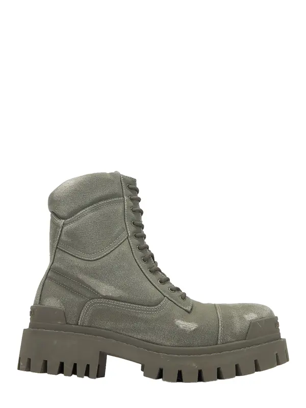 Balenciaga Combat Strike Boots - Kaki