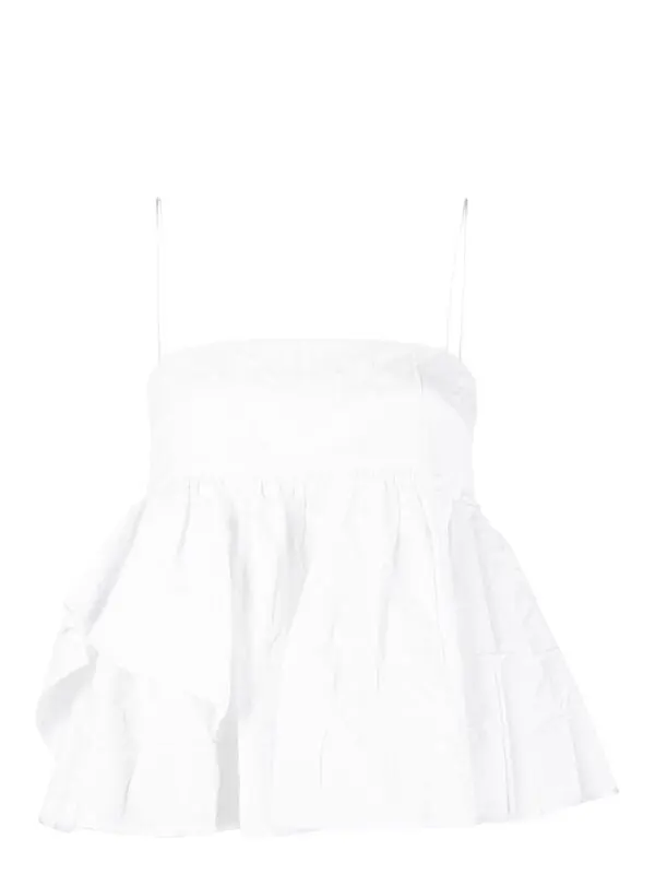Cecilie Bahnsen Debora Floral Top - White
