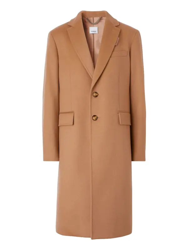 Burberry Notched-lapel Single-breasted Coat - Neutrals