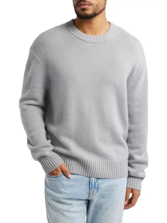 FRAME Cashmere Crewneck Sweater - Smoky Blue