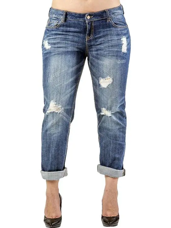 STANDARDS & PRACTICES X-boyfriend Cotton Jeans - 1961 Barbed