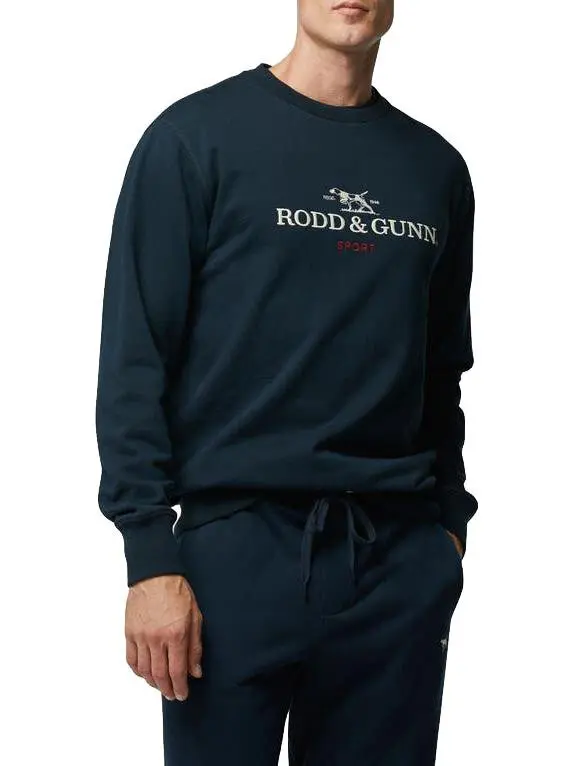 Rodd & Gunn Grenada North Cotton Crewneck Sweatshirt - Midnight