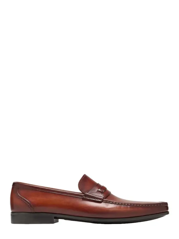 Magnanni Daren Leather Loafers - Cognac