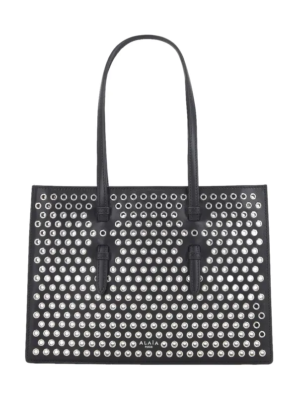 Alaïa Flat Mina Small Bag - Noir