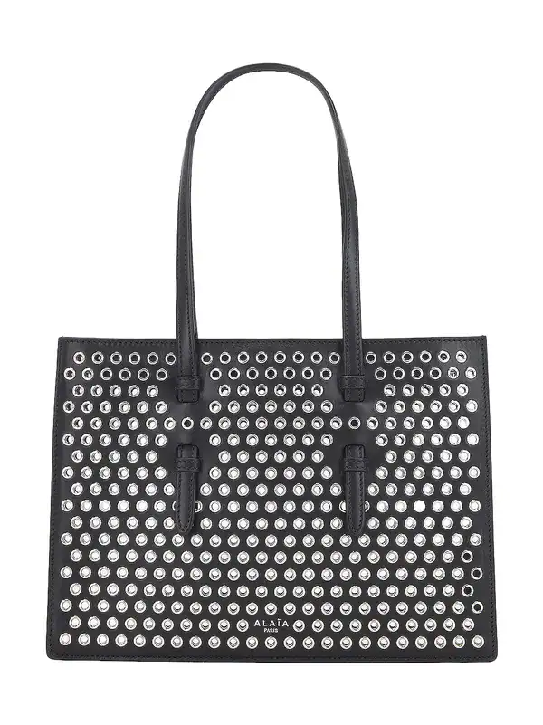 Alaïa Blue Leather Totes | Editorialist