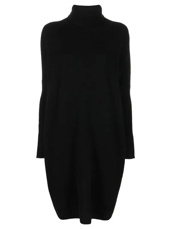 PHILO-SOFIE Roll-neck Knit Dress - Black