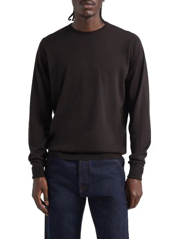 John Smedley Marcus Crewneck Sweater - Faulkner Brown