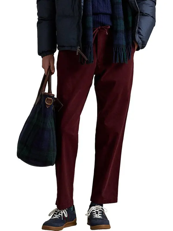 Ralph Lauren Prepster Stretch Classic Fit Pant - Rich Ruby