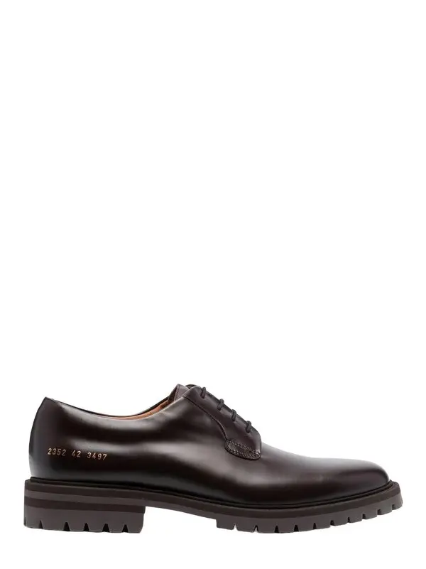 COMMON PROJECTS Lace-up Leather Derby Shoes - Brown