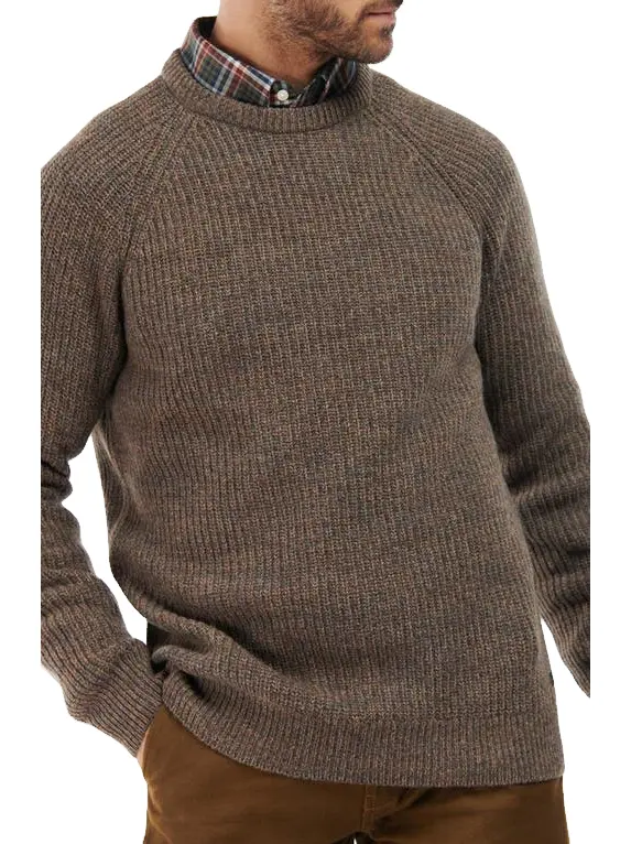 Barbour Horseford Wool Crewneck Sweater - Sandstone