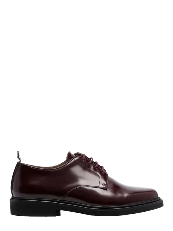 Thom Browne Leather Derby Shoes - Red