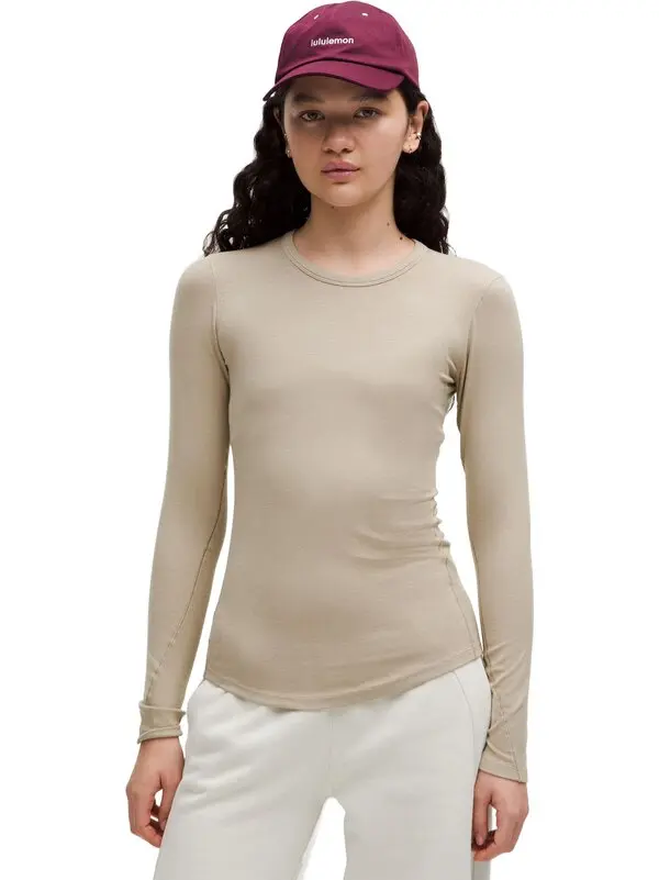 Lululemon Hold Tight Long-sleeve Shirt - Sheer Oak