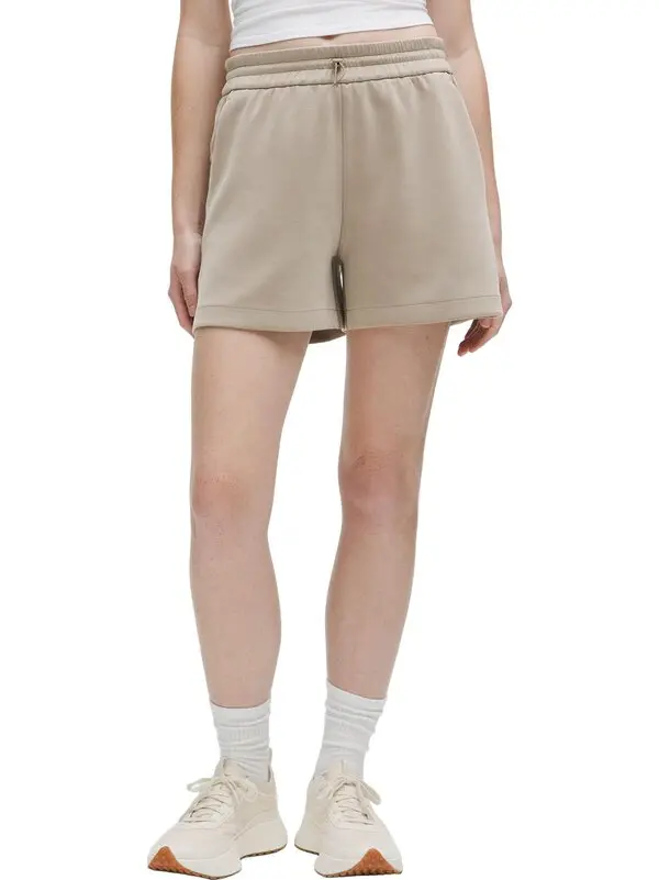 Lululemon Softstreme High-rise 4" Shorts - Warm Ash Grey