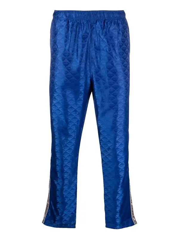 Diesel Logo Straight-leg Trousers - Blue