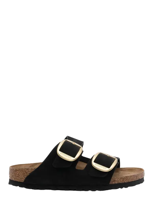 BIRKENSTOCK Arizona Side-buckle Slides - Black