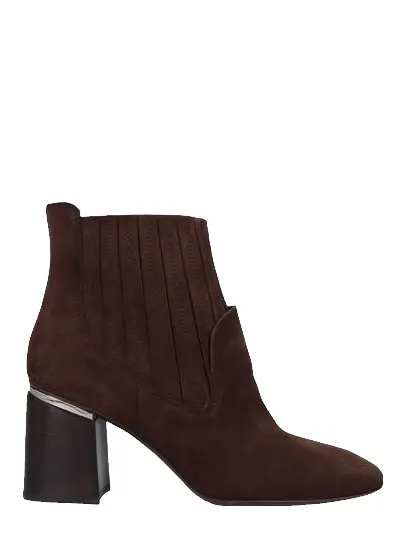 TOD'S Ankle Boots In Leather And Suede - Brown