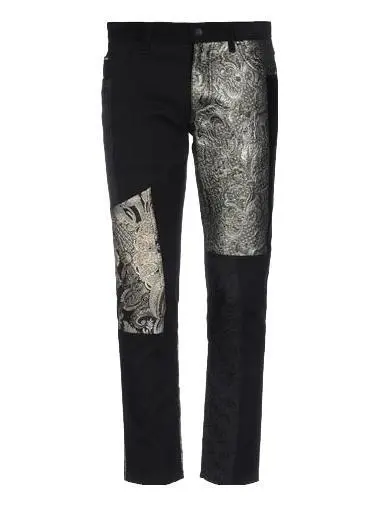 Dolce & Gabbana Tapered Two-tone Trousers - Black