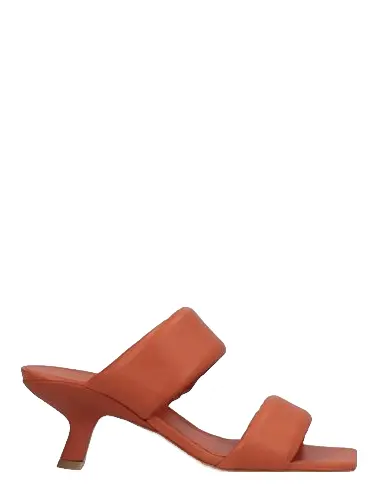 VIC MATIE Leather Sandals - Red