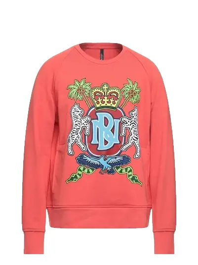 Neil Barrett Printed French Terry Sweatshirt - Red