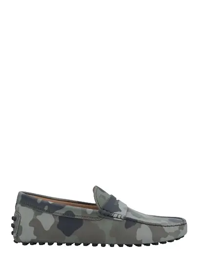 TOD'S Loafers Military Leather - Green