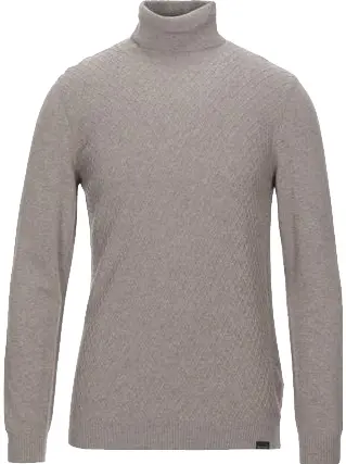 BROOKSFIELD Turtleneck Knit Top - Beige