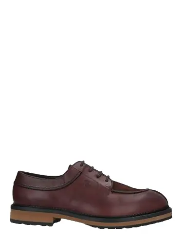 TOD'S Leather Lace-up Derby Shoes - Brown