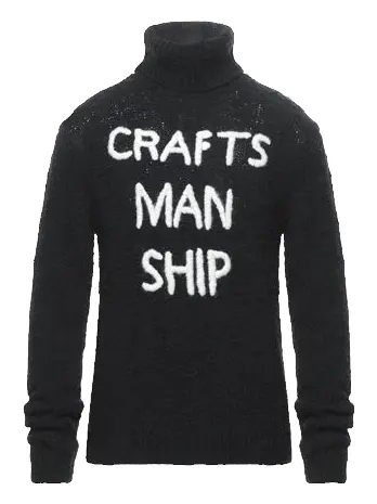 Dolce & Gabbana Turtleneck Top With Embroidery - Black