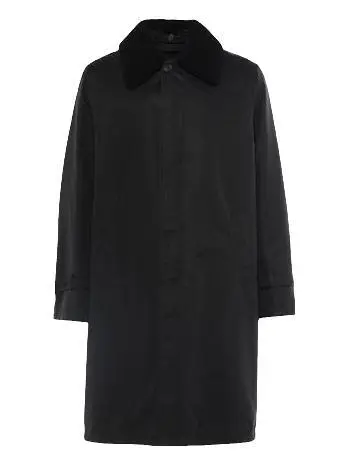 Dunhill Cotton And Polyamide Overcoat - Black